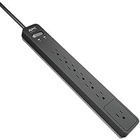 Amazon.com: APC Surge Protector Power Strip, PE76, 1440 Joule, Flat ...