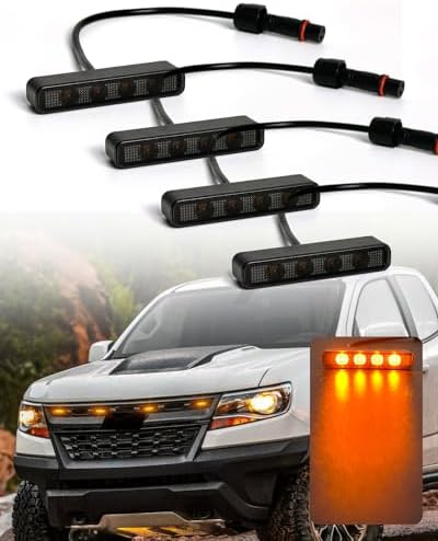 Amazon.com: 6Pcs LED Amber Grill Light for 2023 2024 Chevrolet ...