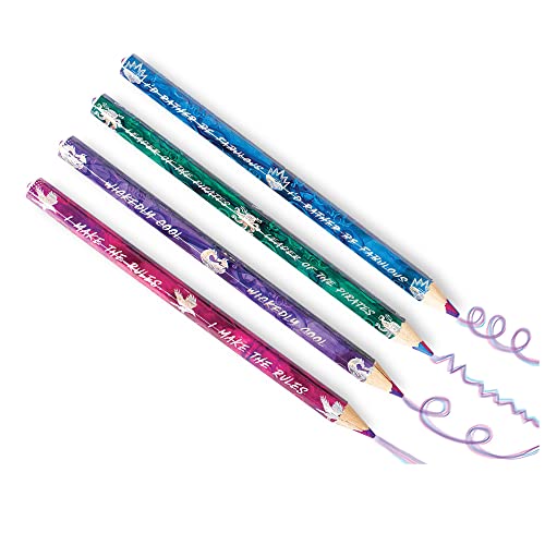 Descendants Disney 3 Chunky Multicoloured Pencils – 4 pack – Party ...
