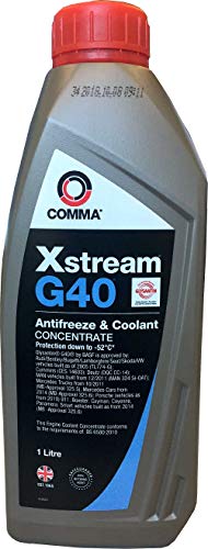 Comma XSG401L XstreAM G40 Conc Antifrze Coolant, 1 Liter, Violet ...