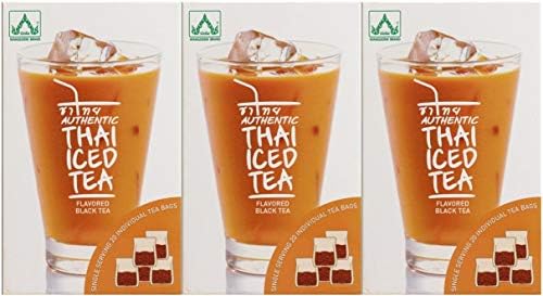 Amazon.com : Authentic Thai Iced Tea Flavored Black Tea - Pack of 3 ...