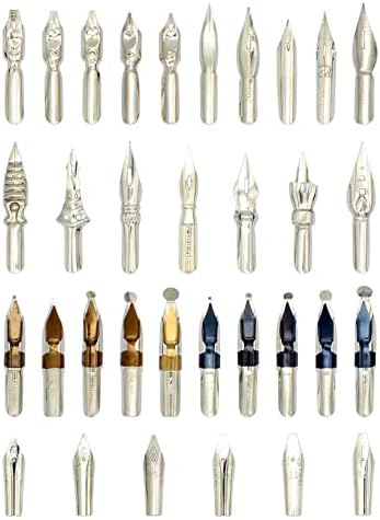 Gullor A Bunch of Nibs for Comic Dip Pen, Assorted Calligraphy Dip Pen ...
