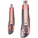 Amtech S0150 2pc Snap-Off Blade Disposable Retractable Knife Set, Craft ...