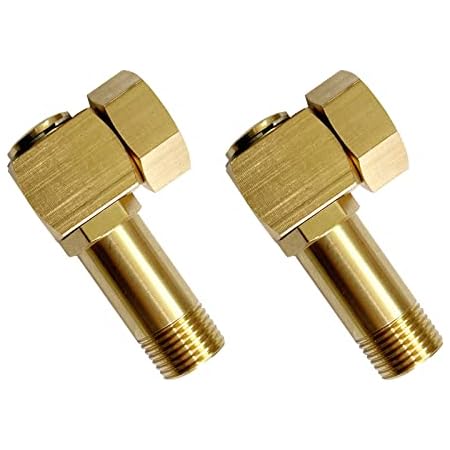 Amazon.com: 2Pcs Brass Replacement Part Swivel, Hose Reel Parts ...