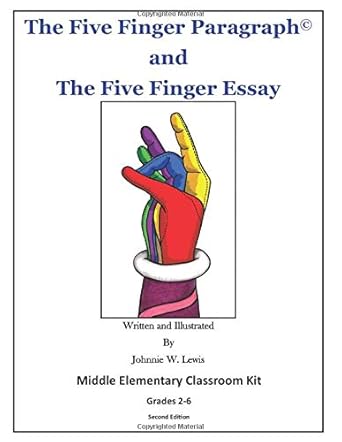Amazon.com: The Five Finger Paragraph: Middle Elementary, Classroom Kit ...
