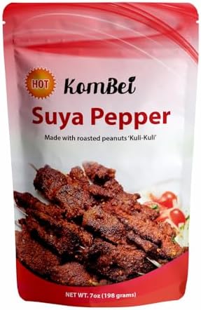 Amazon.com : Kombei Suya Seasoning - 7oz (Suya Pepper, Suya Spice, Yaji ...