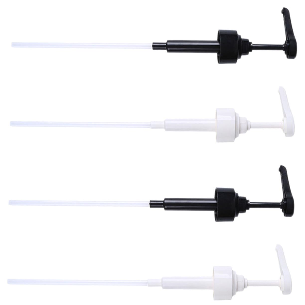 Amazon｜Cabilock 4個 燃費ボトル加圧ノズルポンプヘッド ポンプボトルヘッド コーヒーシロップポンプ ハンドソープディスペンサーポンプ プラスチック プッシュボトル｜ソープ ...