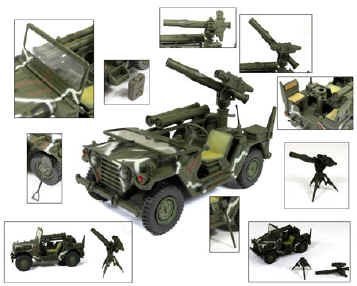 US Army 1/18 Scale M151 Mutt with Tow Launcher : Amazon.in: Toys & Games