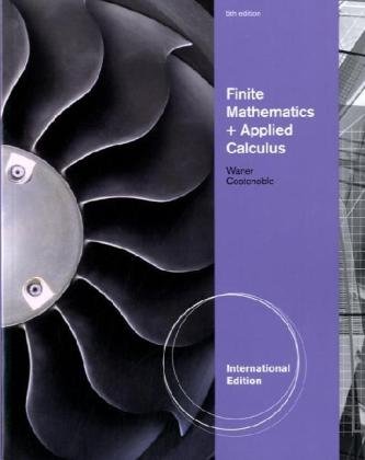 Finite Math and Applied Calculus, International Edition: Amazon.co.uk: Waner, Stefan, Costenoble ...