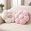 2 Pcs Flower Pillow Cute Pink Throw Pillows Daisy Flower Shaped Floor ...