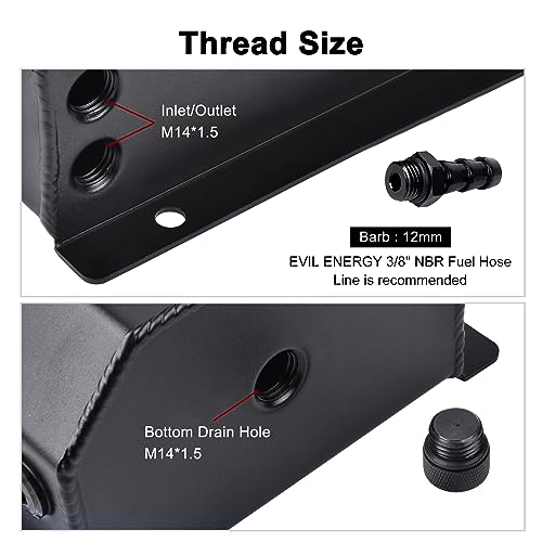 Snapklik.com : EVIL ENERGY Radiator Coolant Overflow Tank