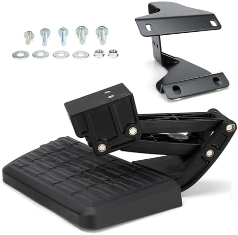 Amazon.com: FEXON Rear Bed Step Retractable Bumper Step Compatible with ...