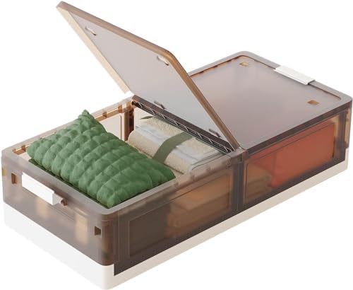 INDIAN DECOR. 35900 Underbed Storage Box with Wheels, Rolling Underbed ...