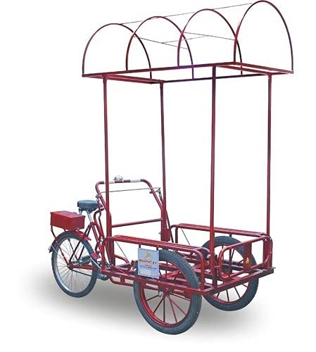 stainless steel Ice cream trolley freezer on wheel with tricycle ...