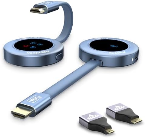 Amazon.com: Wireless HDMI Transmitter and Receiver, HD Extender Plug ...