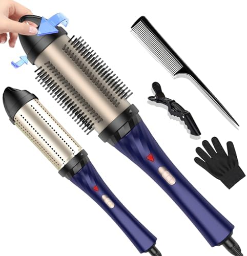 Amazon.com: B.ZSSY Round Brush Curling Iron 1.5 inch - Heated Ceramic ...
