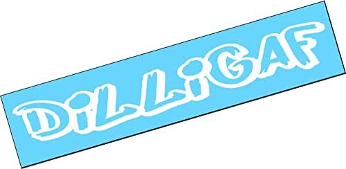 Amazon.com: DILLIGAF 22" X 4" Windshield Vinyl Decal Sticker Diesel ...