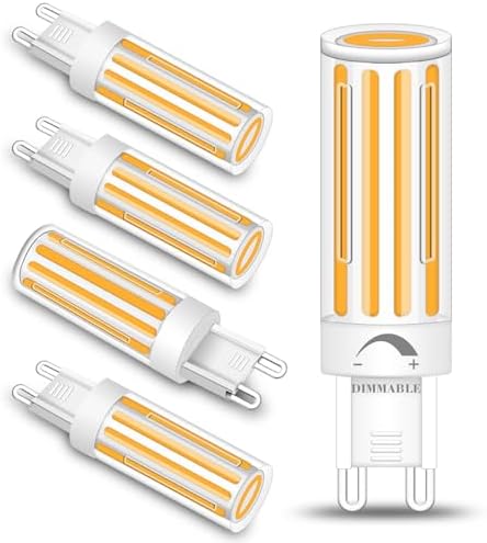 Amazon.com: LEDGLE 5Pcs G9 LED Bulb 10W(100W Halogen Equivalent ...