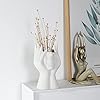 Female Head Vase,Human Body Vase,Small Flower Vase,White Ceramic Vase ...