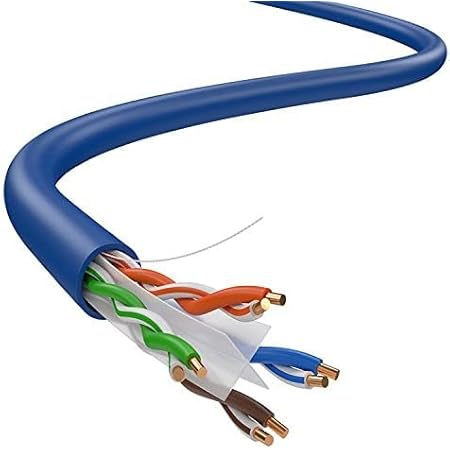 Amazon.com: Cmple - Cat6 Cable 1000ft Bulk Lan Ethernet Cat 6 Wire ...