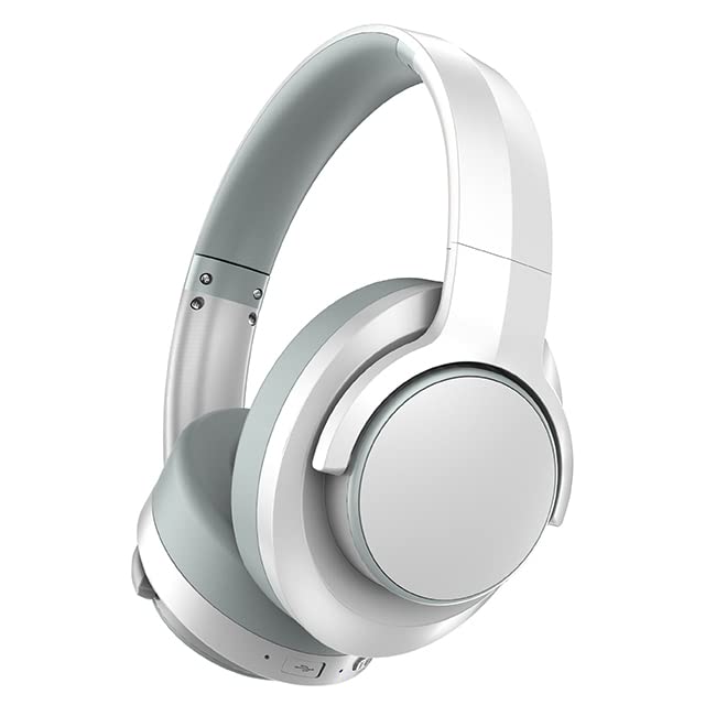 Aurical ANC-808 Active Noise Cancellation Headphones (Silver) : Amazon ...