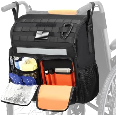 Amazon.com: Ytonet Wheelchair Bag, Wheelchair Storage Bag to Hang on ...