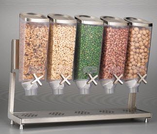 Amazon.com: Rosseto Modern 5-Count Rectangular Flip Top Yogurt ...