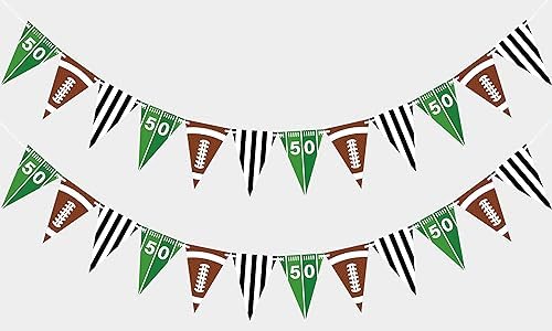 Amazon.com: Sport Theme Football Flags Banners Decoration American ...