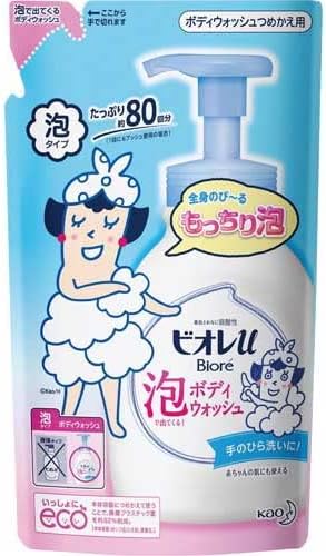 Biore Japan - The exit at Biore u foam coming 480ml Refill Body Wash ...