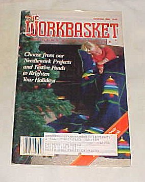 The Workbasket and Home Arts Magazine December 1988 Magazine Craft Book ...