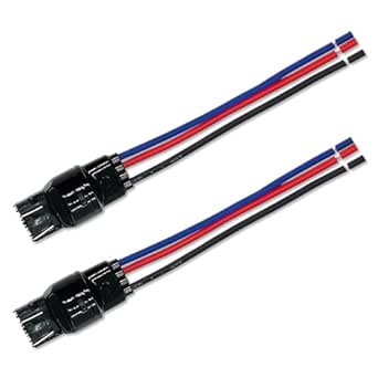 Amazon.com: DAMA 7443 7440 T20 Bulb Male Socket Wire Harness Extension ...