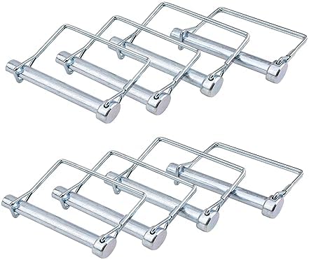 Truleego 8 Pack Trailer Coupler Pin 3/8x4in Towing Hitch Pin Heavy Duty ...