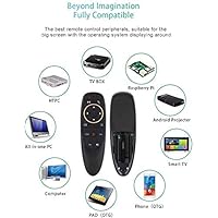 Amazon.com: Voice Remote Air Mouse Remote, 2.4G RF Wireless Remote ...