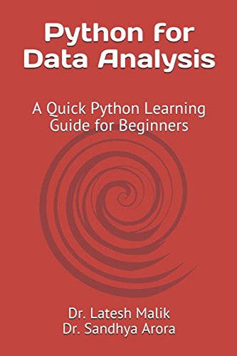 Python for Data Analysis: A Quick Python Learning Guide for Beginners: Amazon.co.uk: Malik, Dr ...