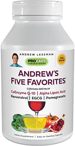 Amazon.com: Andrew Lessman Andrew's Five Favorites 240 Capsules ...