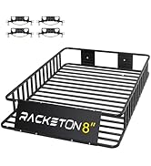 Amazon.com: Racketon 64” x 45” x 8” Midsize SUV and Minivan Roof Rack ...