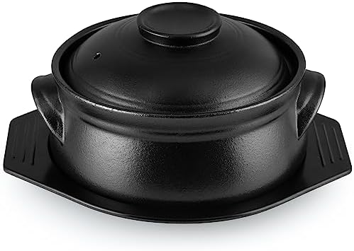 Amazon.com | laffoonparts Korean Cooking Stone Pot Set, Premium Ceramic ...