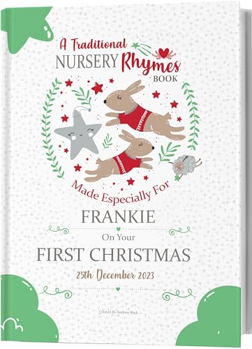 Personalised First Christmas Gift Book Of Classic Nursery Rhymes To ...
