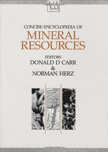 Concise Encyclopaedia of Mineral Resources (Advances in Materials ...