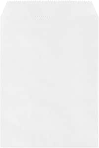 Amazon.com : NICOHACU 500 Pack 5x7.5IN White Kraft Paper Bags, Mini ...