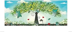 Garry Floyd Family Tree Art Prints, Multicolour, 50 x 100 cm : Amazon ...