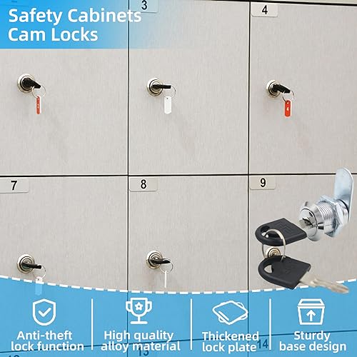 JEKUGOT 5/8″ Security Mailbox Lock, 16mm Letter Post Box Lock, Cam Lock ...