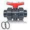 Amazon.com: PVC Union Ball Valve, 2" Inch (DN50) True Union Full Flow ...