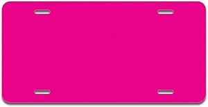 Amazon.com: SignMission Solid Hot Pink Aluminum License Plate | License ...