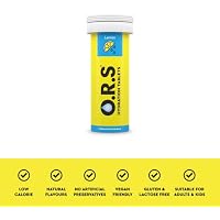 O.R.S Hydration Tablets with Electrolytes, Vegan, Gluten and Lactose ...