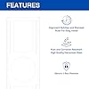 SUNRAE LED 24 Pack New Construction Mounting Plate with Symmetric Round ...