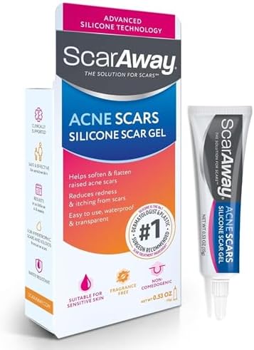 Amazon.com : ScarAway Advanced Silicone Scar Sheets, Medical Grade ...