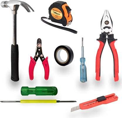 LUCKNOW SALES CORPORATION Hand Tool Kit,Plier, Hammer, Screwdriver ...
