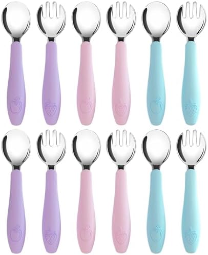 Amazon.com: 9 Piece Stainless Steel Kids Cutlery, Child and Toddler ...