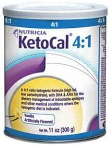 Ketocal 4:1 Nutritional Supplement Vanilla - 300 Gm : Amazon.com.au ...